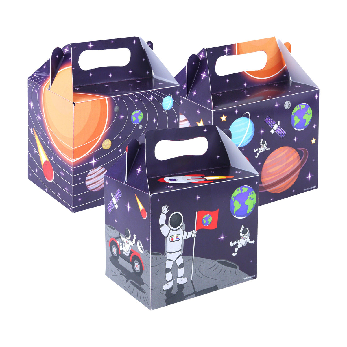 Party Food Boxes Space Planets Solar System Astronaut themed Party Bir ...